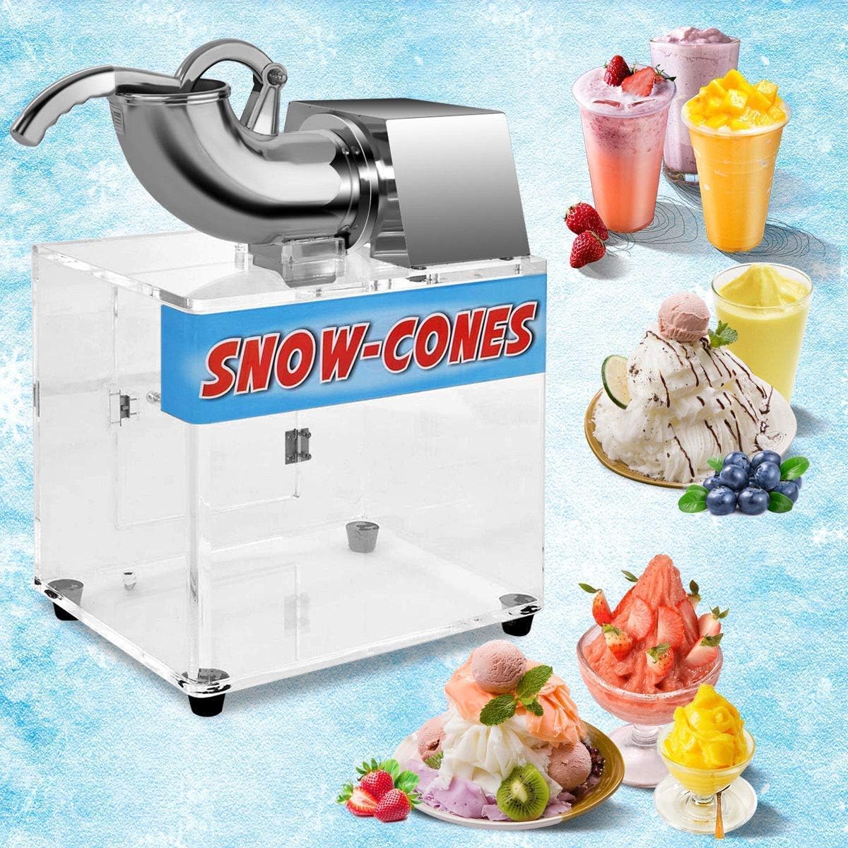 Electric Snow Cone Maker with Dual Blades – MU Deal